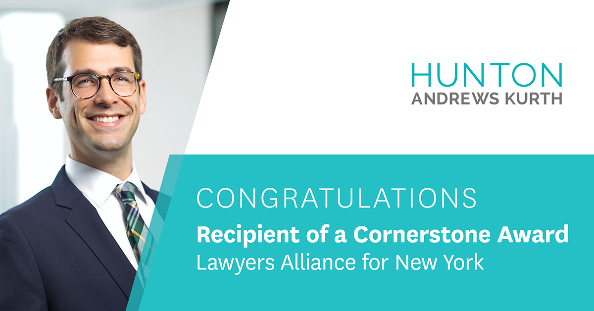 Lawyers Alliance for New York Honors Douglas Dua with Cornerstone Award