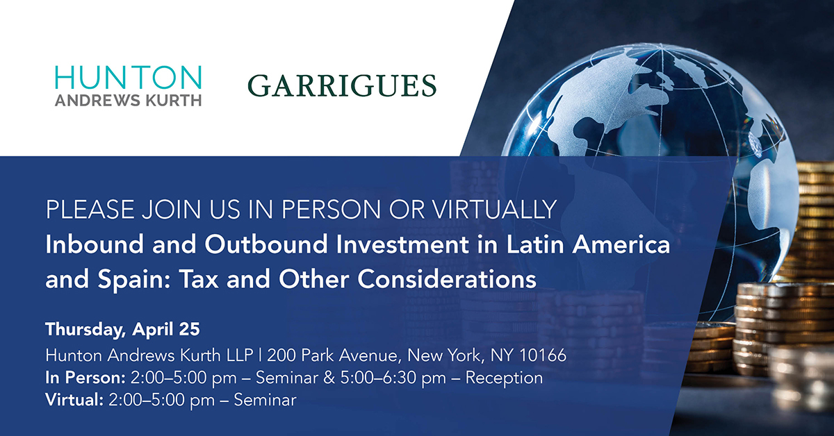 Inbound and Outbound Investment in Latin America and Spain: Tax and ...