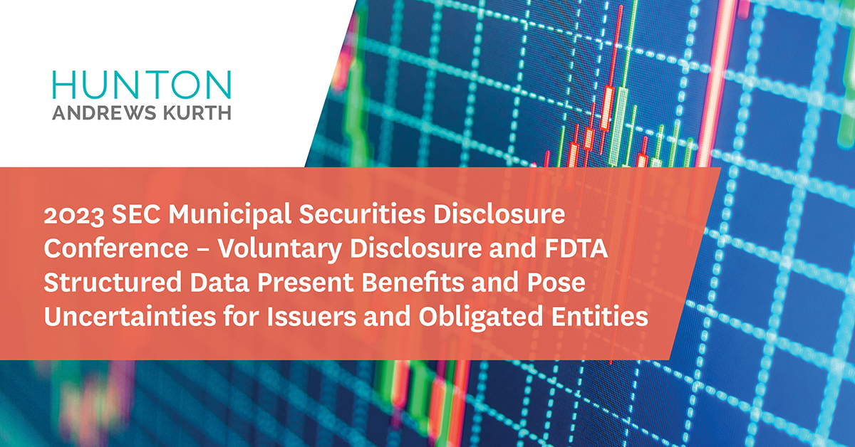 2023 SEC Municipal Securities Disclosure Conference – Voluntary ...