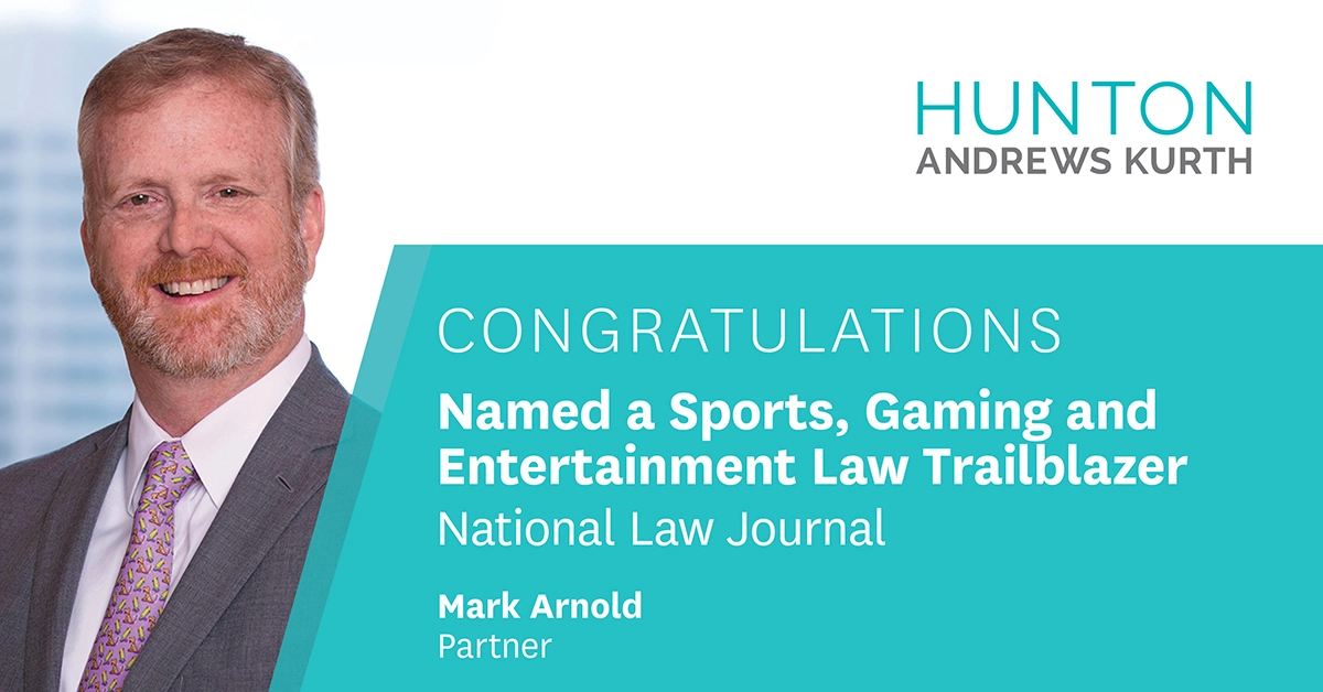 National Law Journal Names Mark Arnold a Sports, Gaming and ...