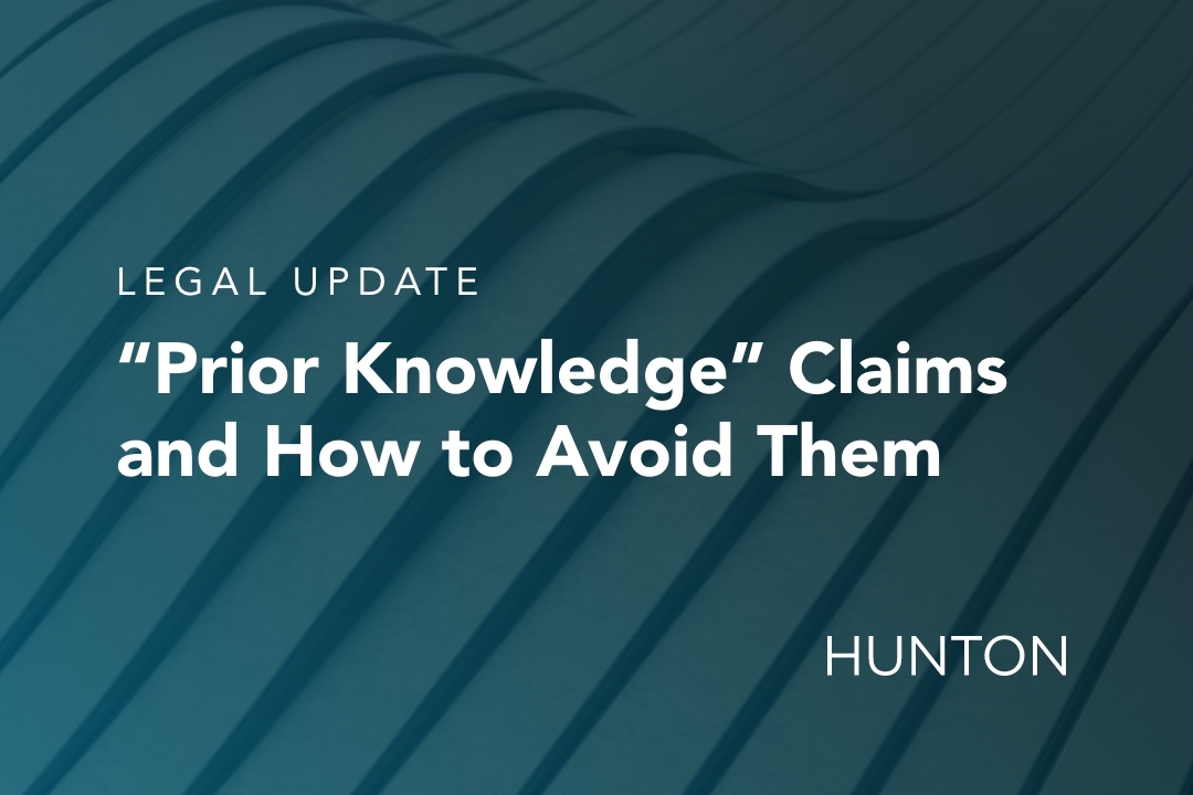 “Prior Knowledge” Claims and How to Avoid Them